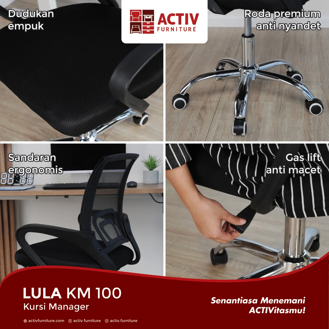 Kursi Kantor – Lula KM 100 – Activ Furniture - Activ Furniture