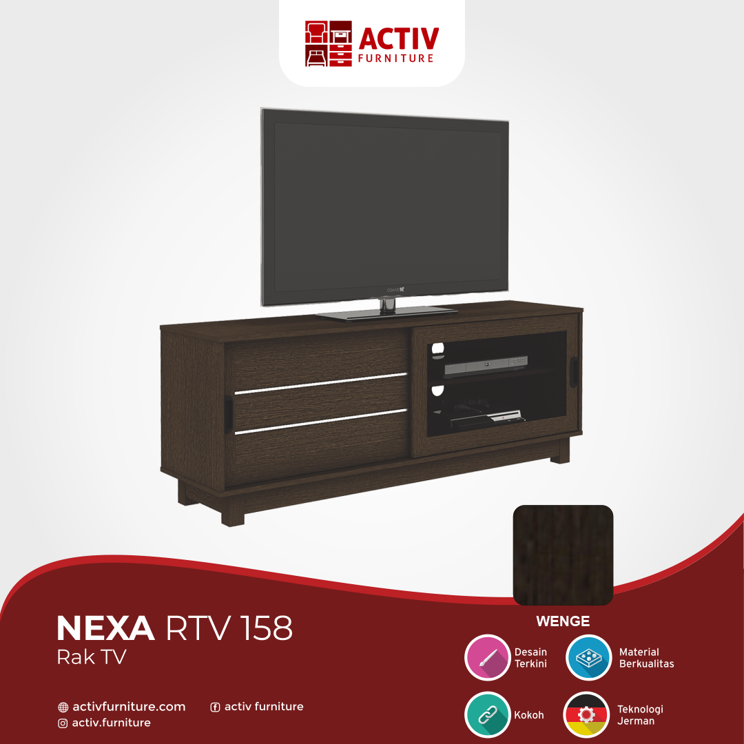 Rak TV – Nexa RTV 158 – Activ Furniture - Activ Furniture