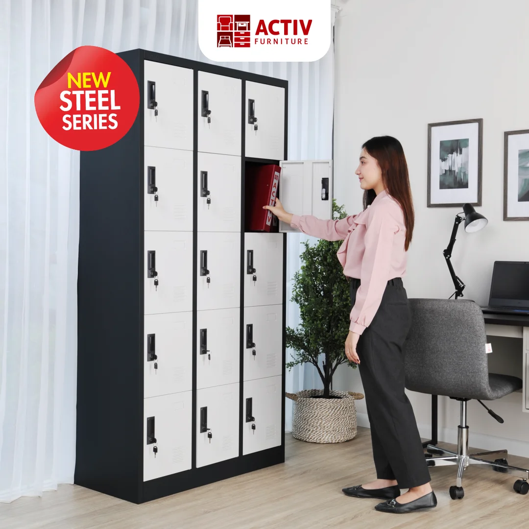 Lemari Kantor (Loker Besi) – Forte LK 915 B – Activ Furniture - Activ ...